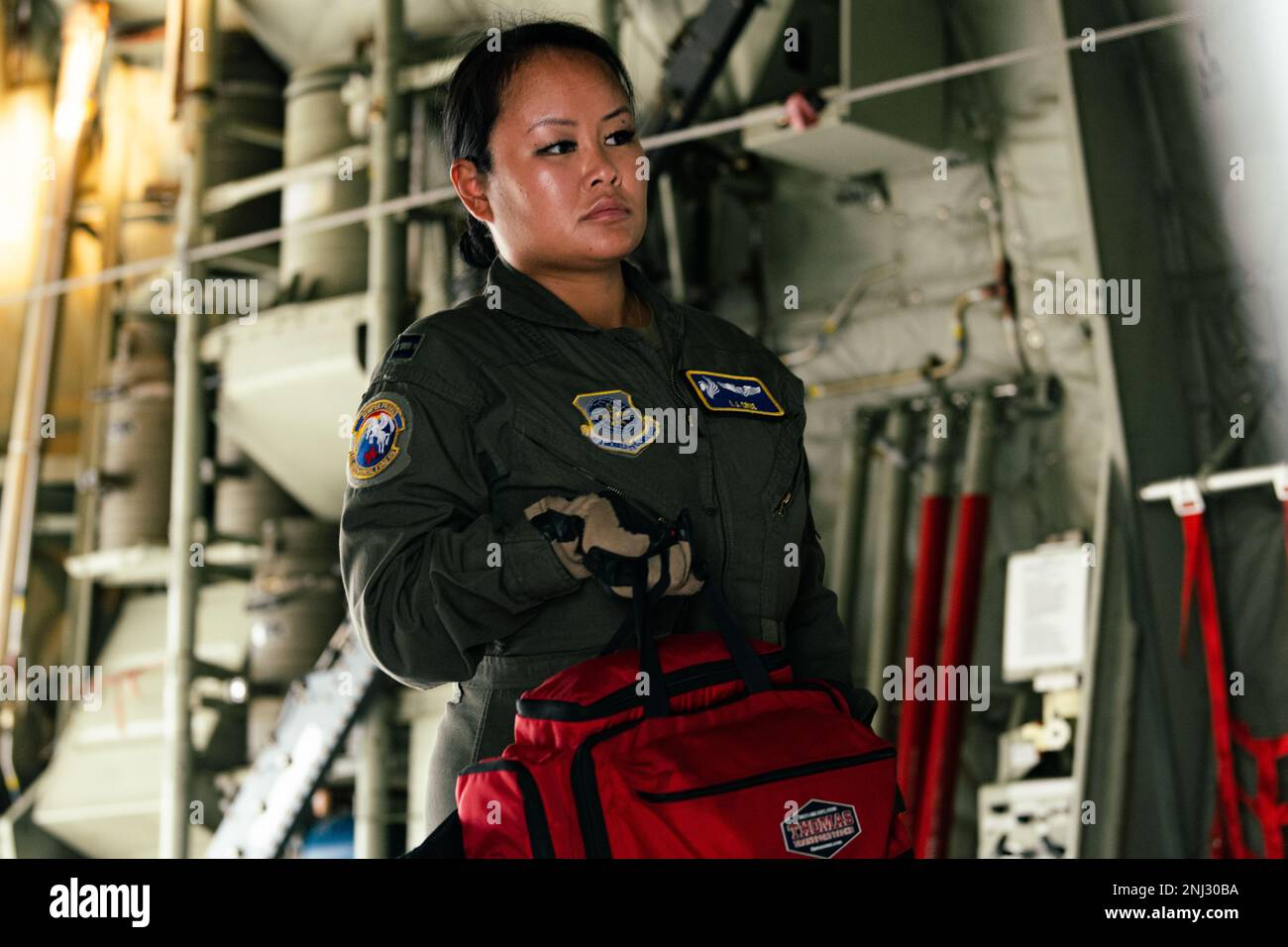 U.S. Air Force Capt. Iris Cruz, 60th Aeromedical Evacuation Squadron ...