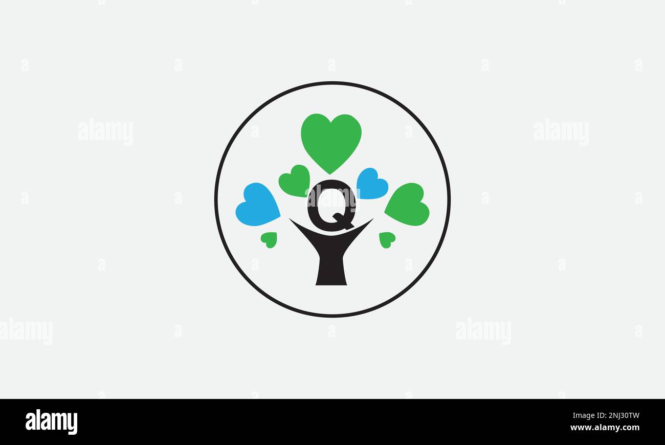 Love tree logo symbol and happiness sign icon Stock Vector Images - Alamy