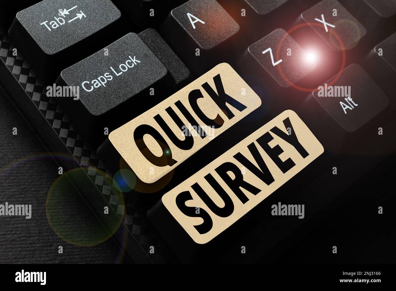 Sign displaying Quick Survey. Business approach Conduct fast check on ...