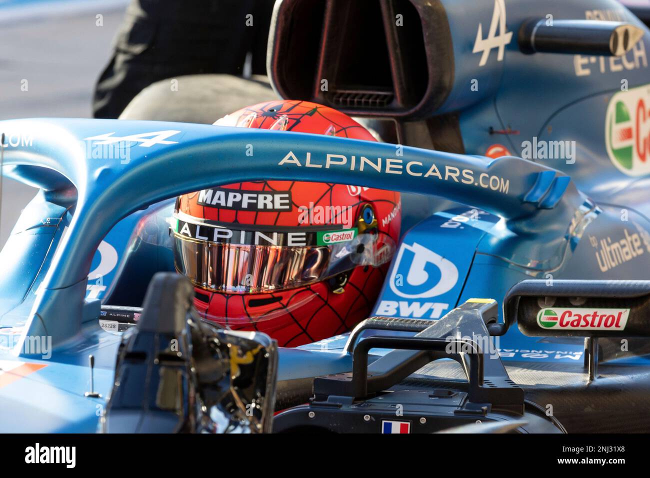AUSTIN, TX - OCTOBER 21: Alpine driver Estabon Ocon (31) of Team France ...