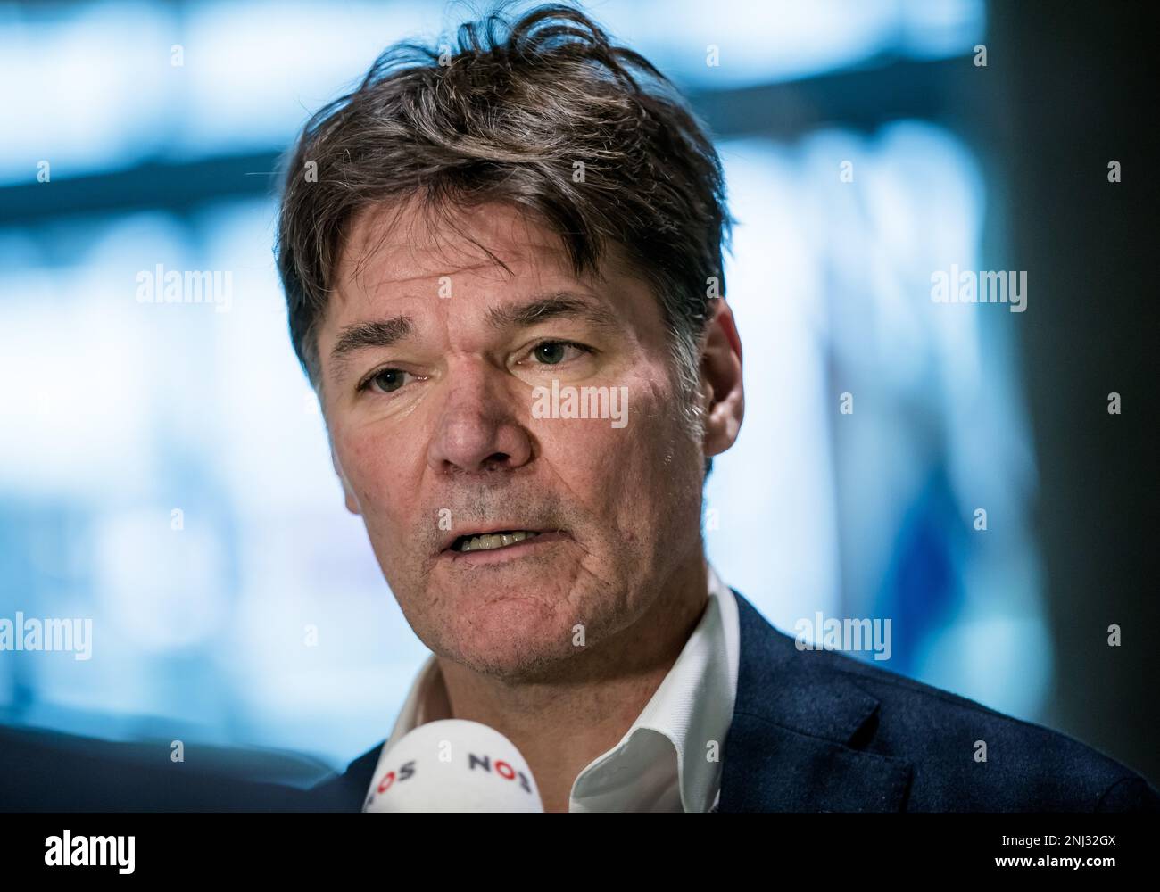 THE HAGUE - Mayor Paul Depla of Breda speaks to the press in the House ...