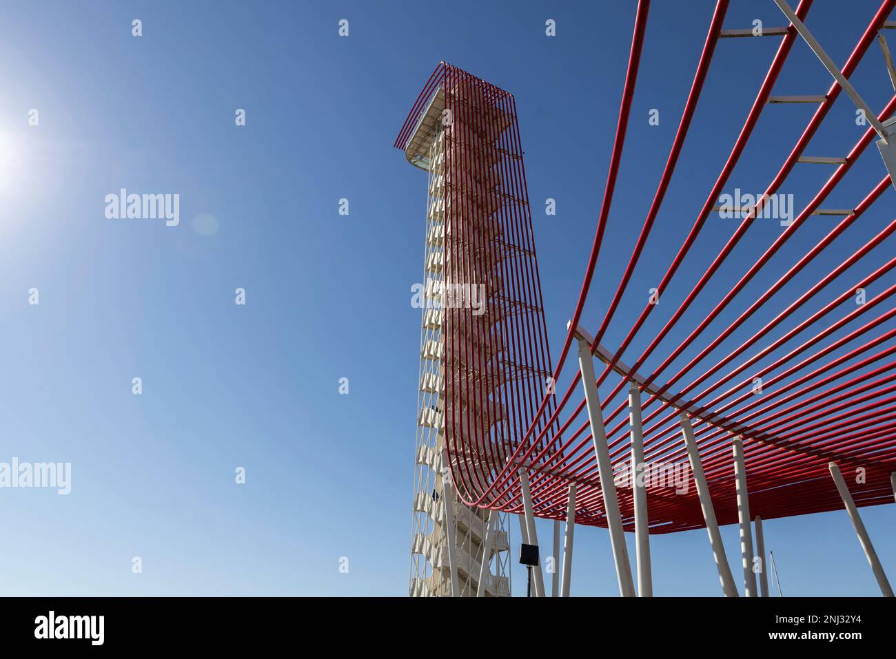 AUSTIN, TX - OCTOBER 21: the Signature Tower at the Circuit of the ...