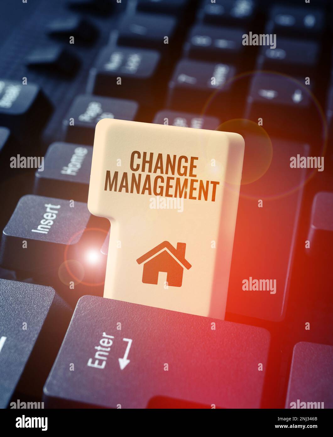 Text sign showing Change Management. Concept meaning Replacement of ...