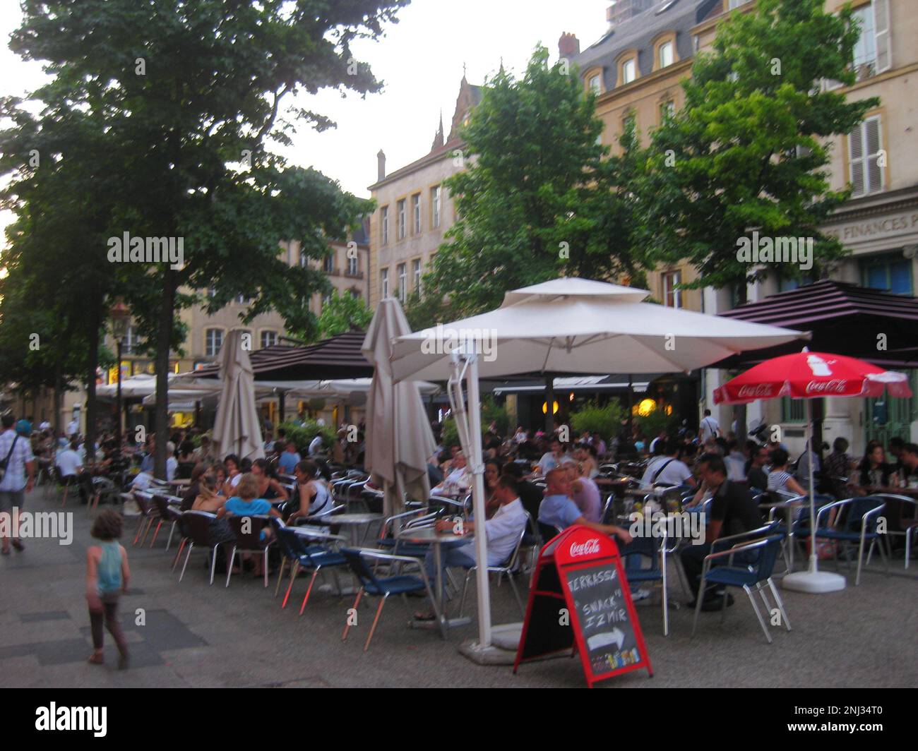 locals and tourists having a good time and enjoying life on one of of ...