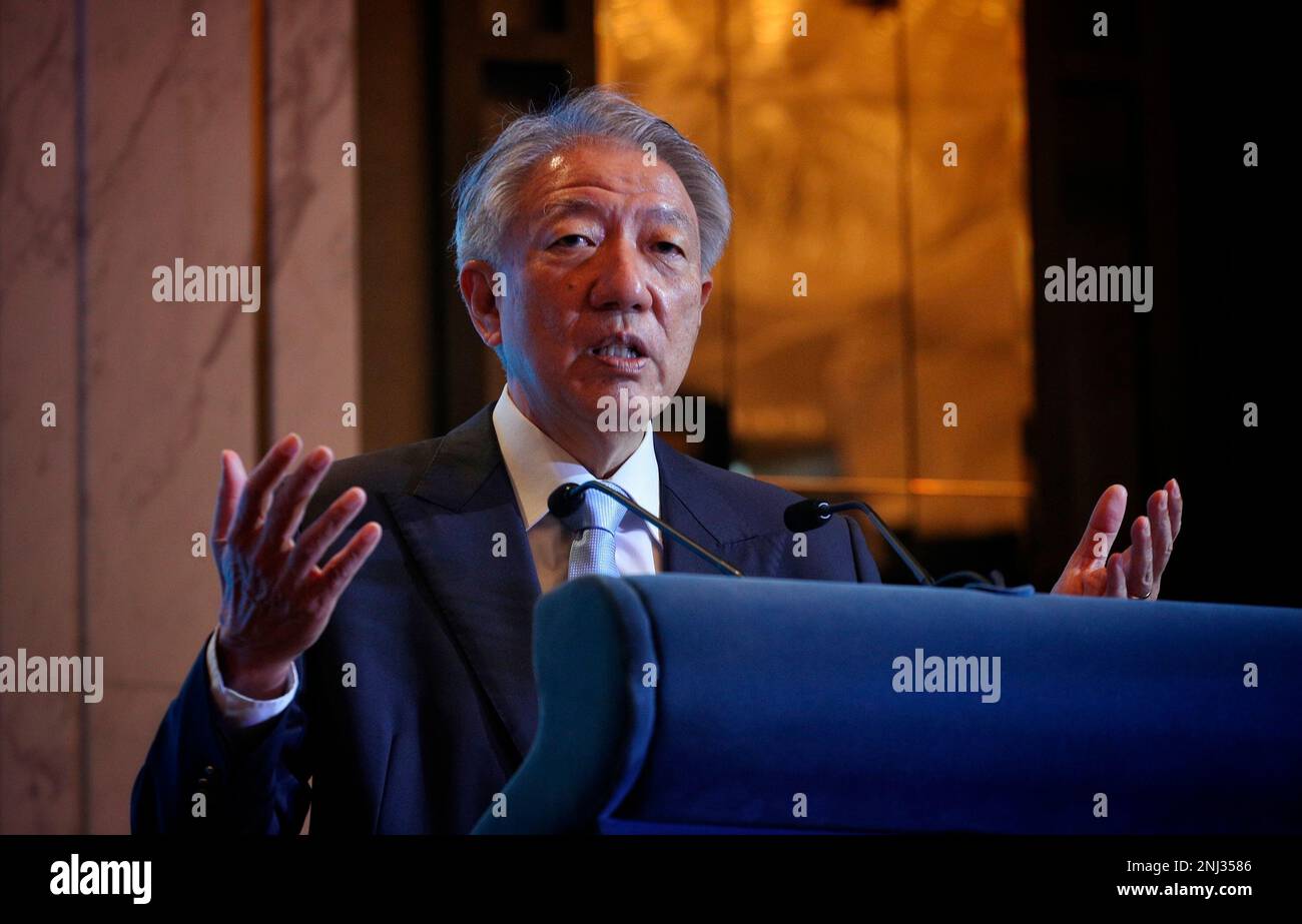 Senior Minister and Coordinating Minister for National Security Teo Chee Hean speaking at the ...