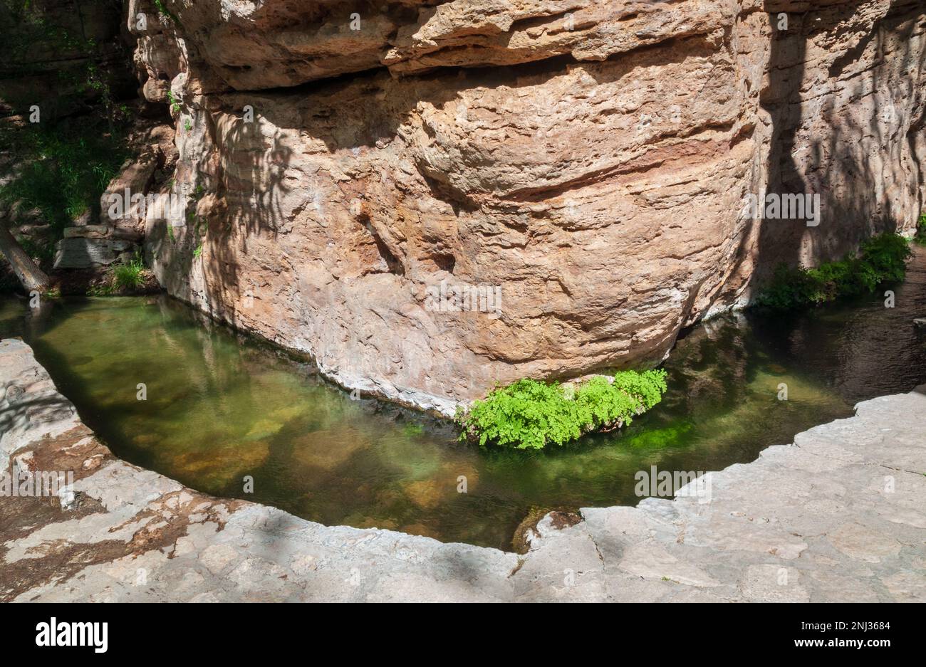 Montezuma Well unit of Montezuma Castle National Monument Stock Photo ...