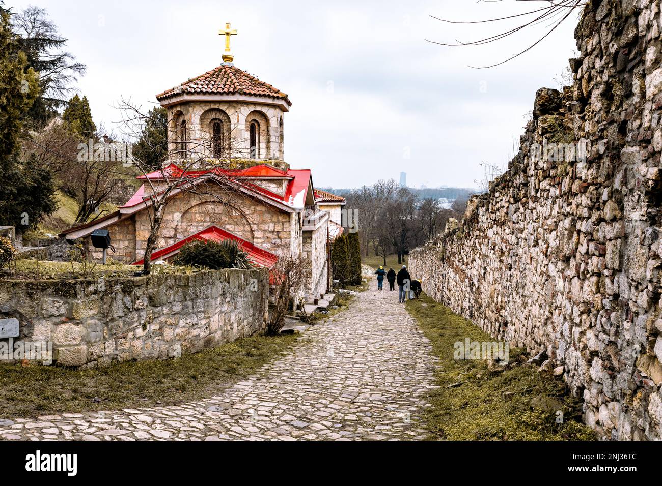 Saint Petka Church in Belgrade Fortress in Kalemegdan park in Belgrade ...