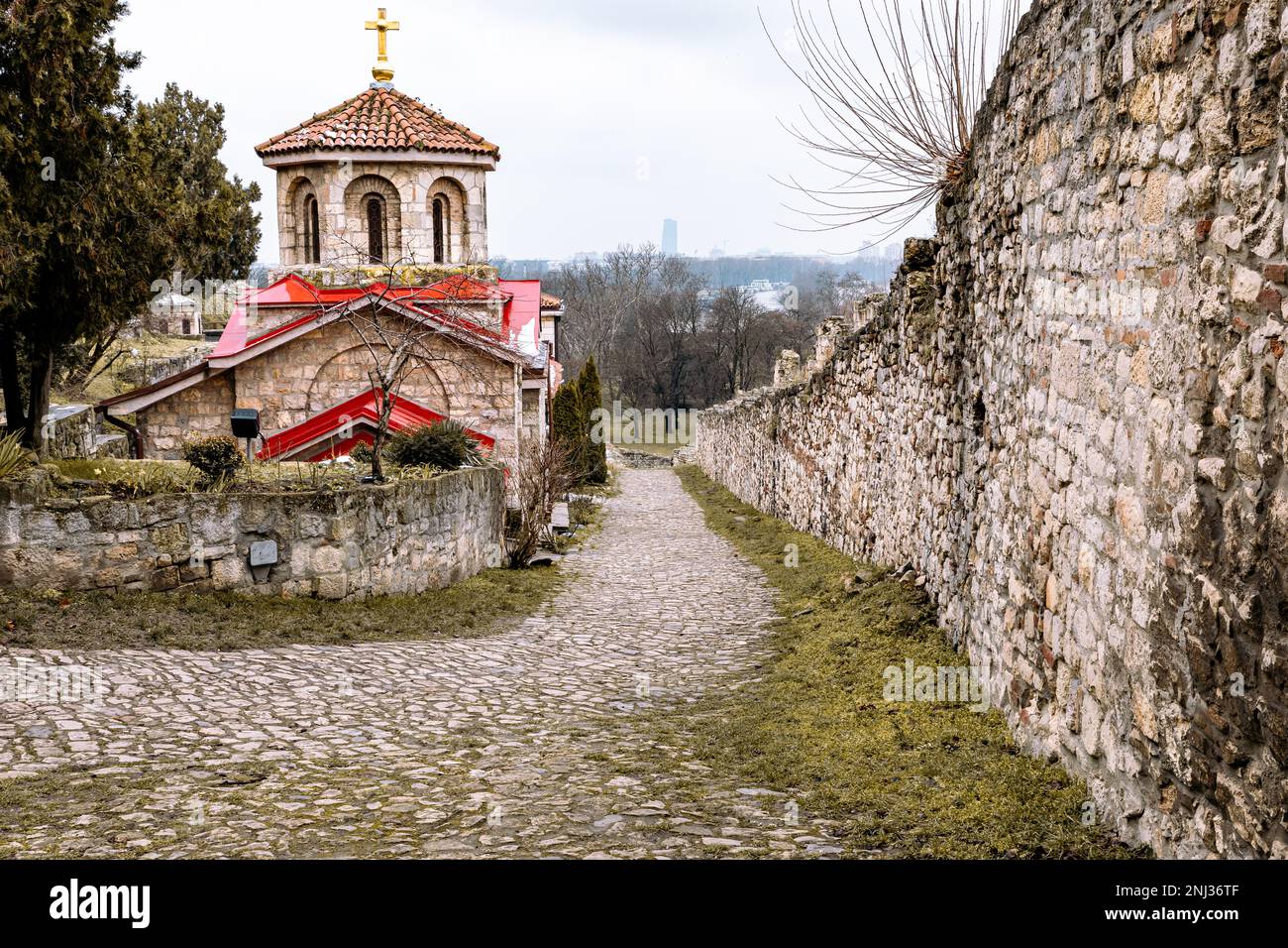 Saint Petka Church in Belgrade Fortress in Kalemegdan park in Belgrade ...