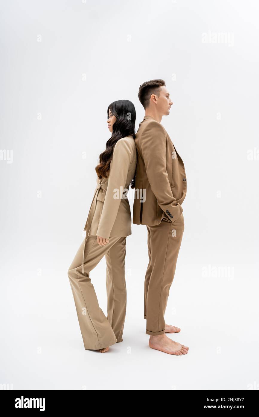 Couple studio shoot stand hi-res stock photography and images - Alamy