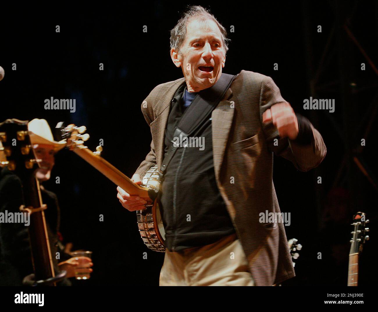 Philanthropist Warren Hellman at the 10th annual Hardly Strictly ...