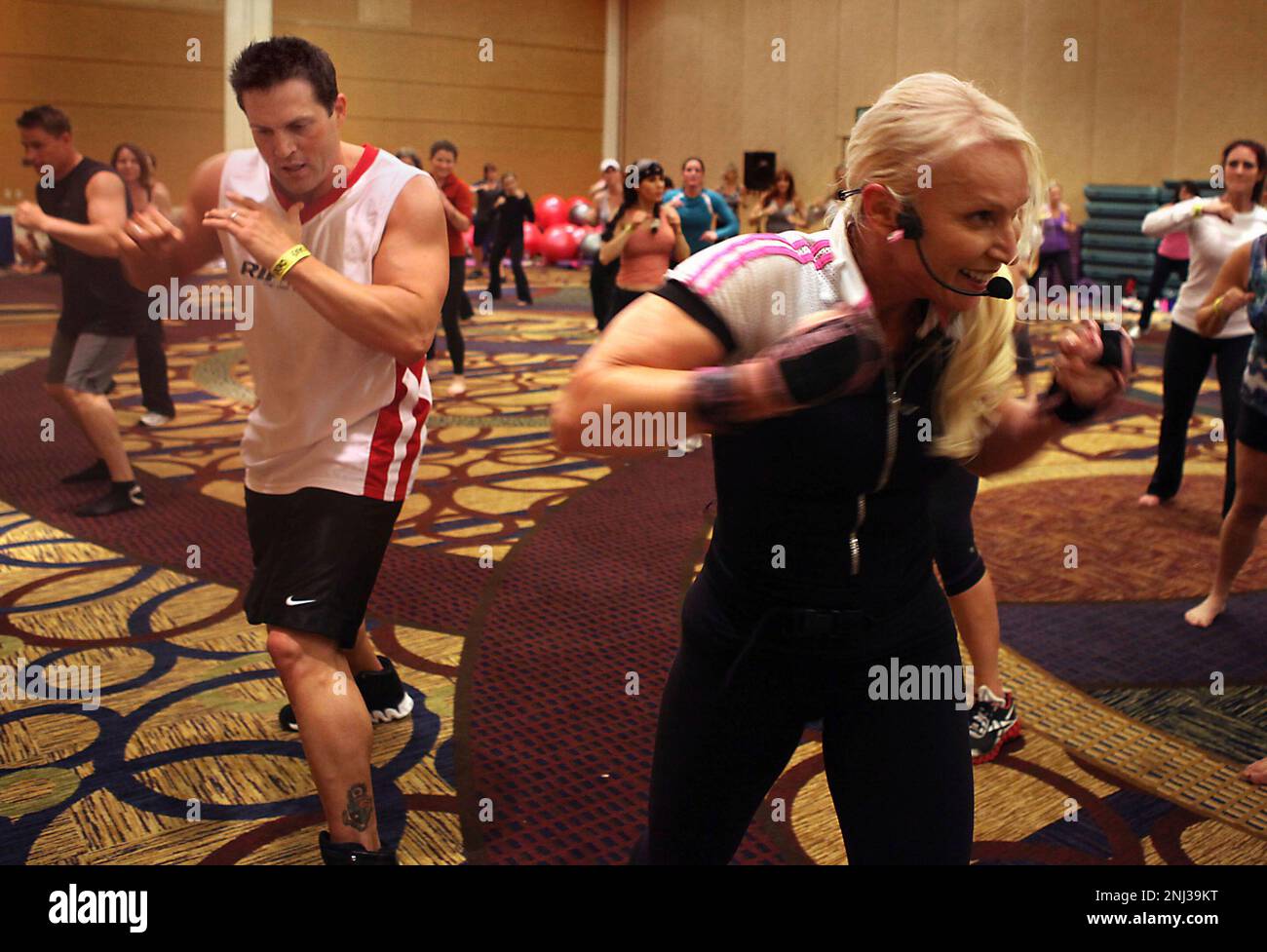 Viveca Jenson introducing piloxing, a workout merging pilates and ...