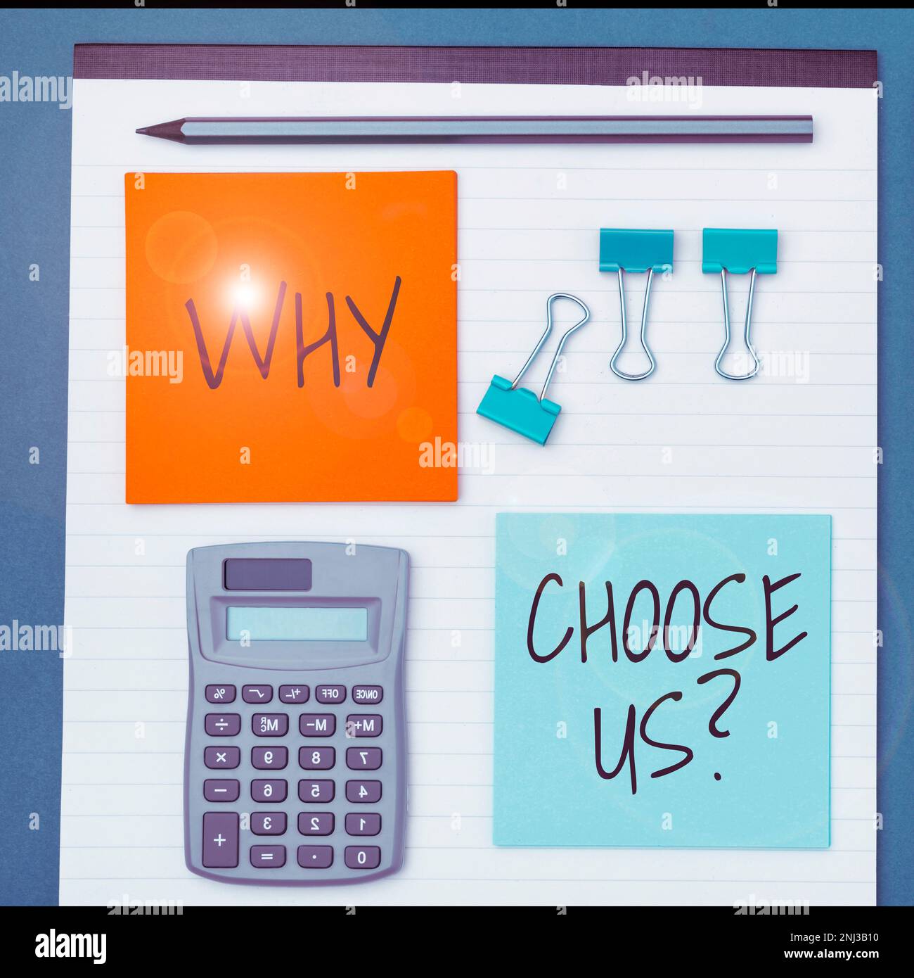 Text caption presenting Why Choose Us, Concept meaning Reasons for ...