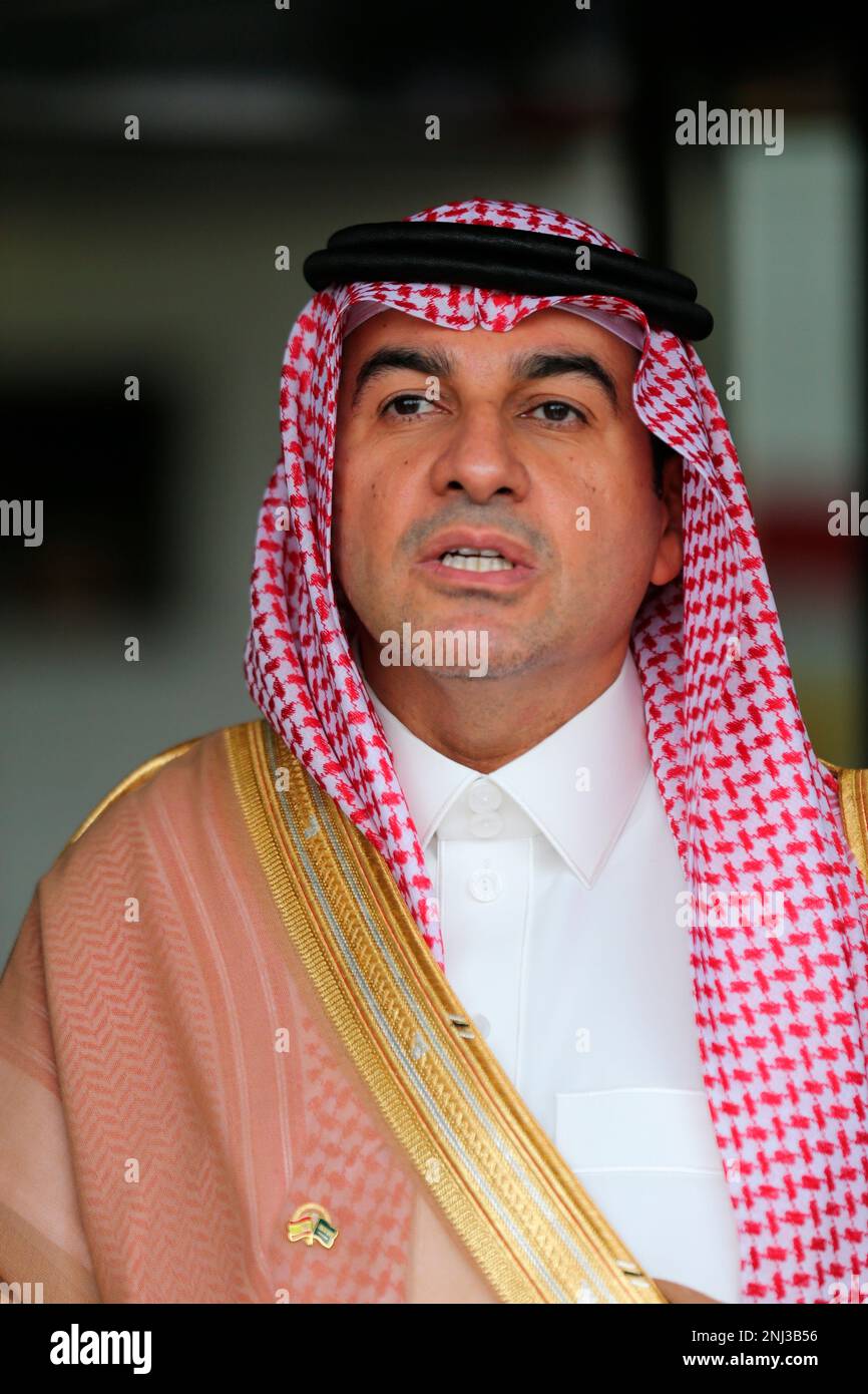 Saudi Arabia's Deputy Minister of Investor Relations Badr Al Badr at ...