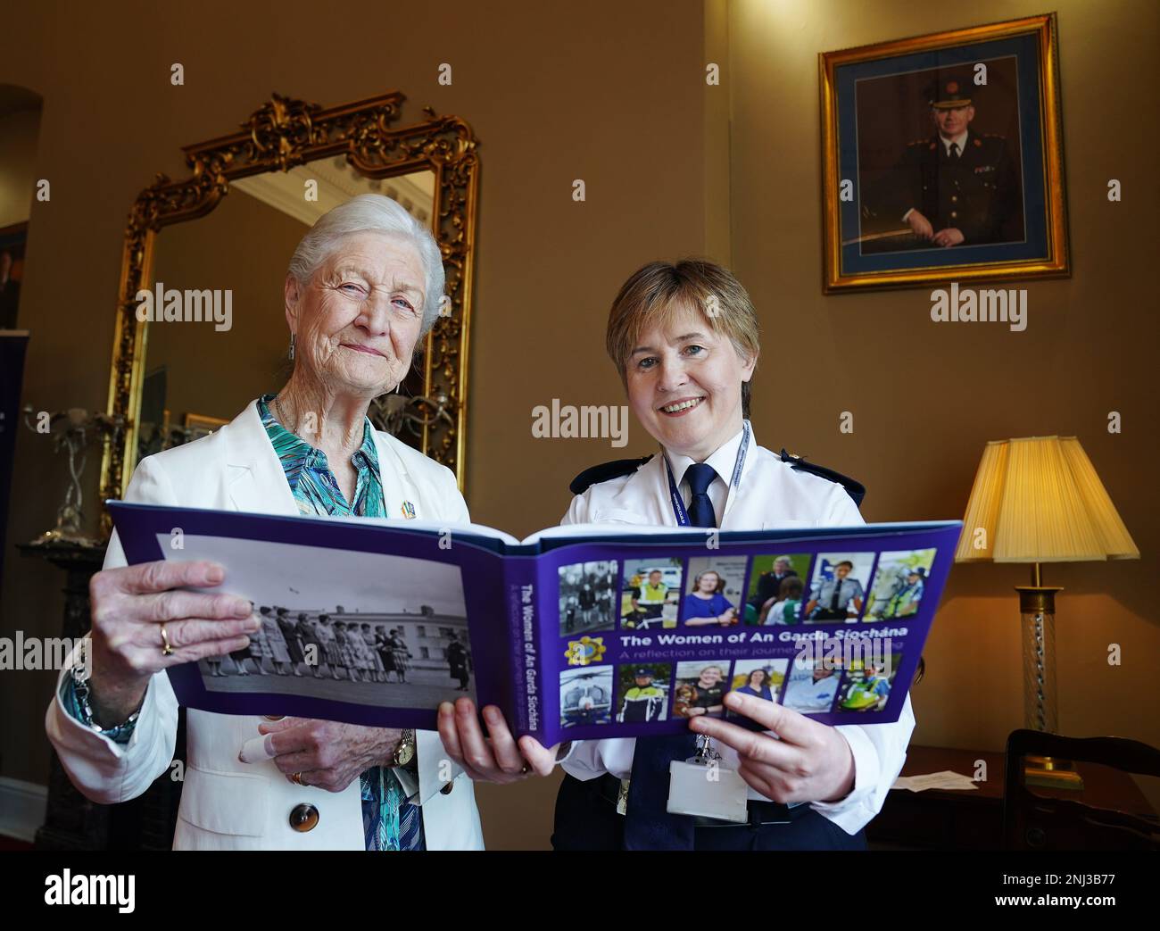 Chief Superintendent Margaret Nugent (right) with her former boss ...