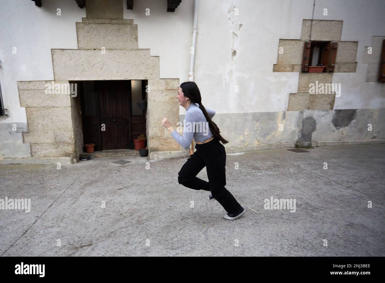 Unanua. Navarra. Spain. 21th Feb. 2023. Traditions. Carnivals. The ...