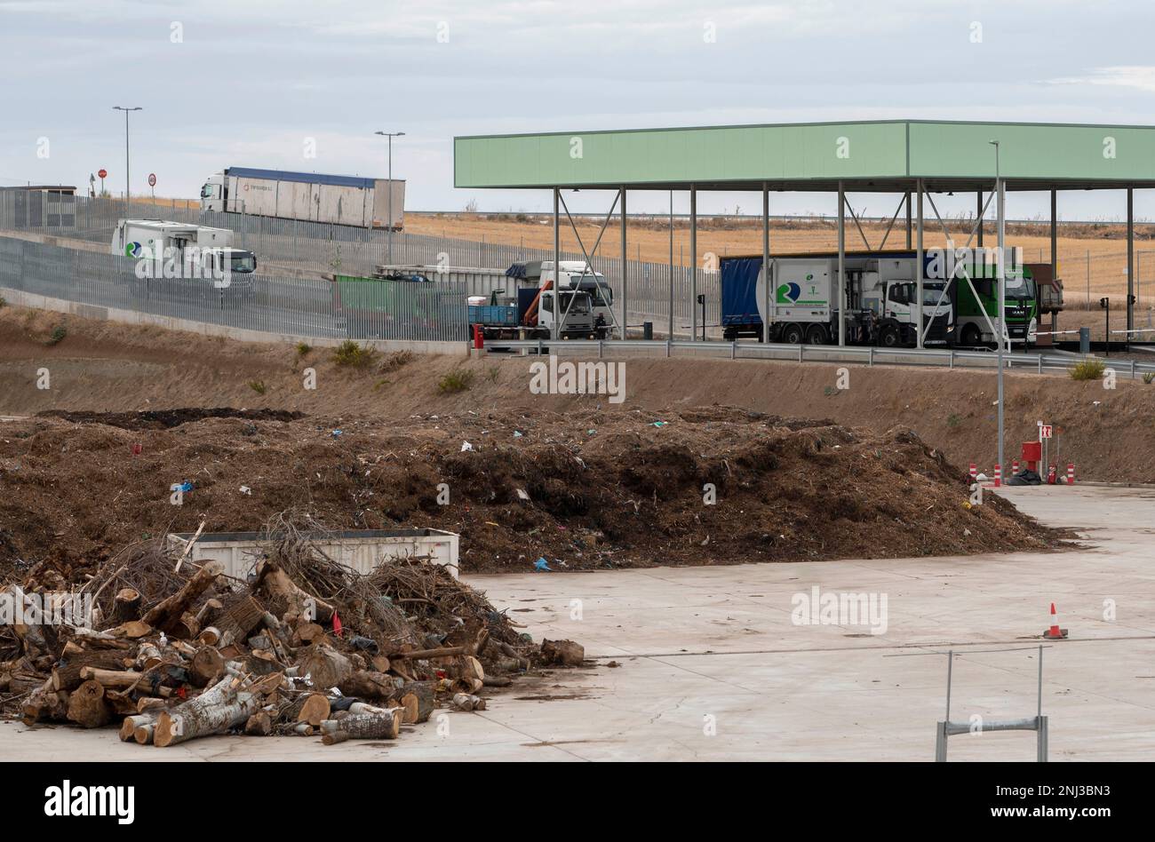Exterior of the new waste treatment plant 'La Campiña', as of October ...