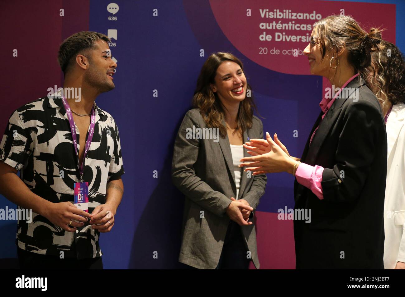 (L-R) TikTok instagrammer and content creator Enrique Bernabeu ...