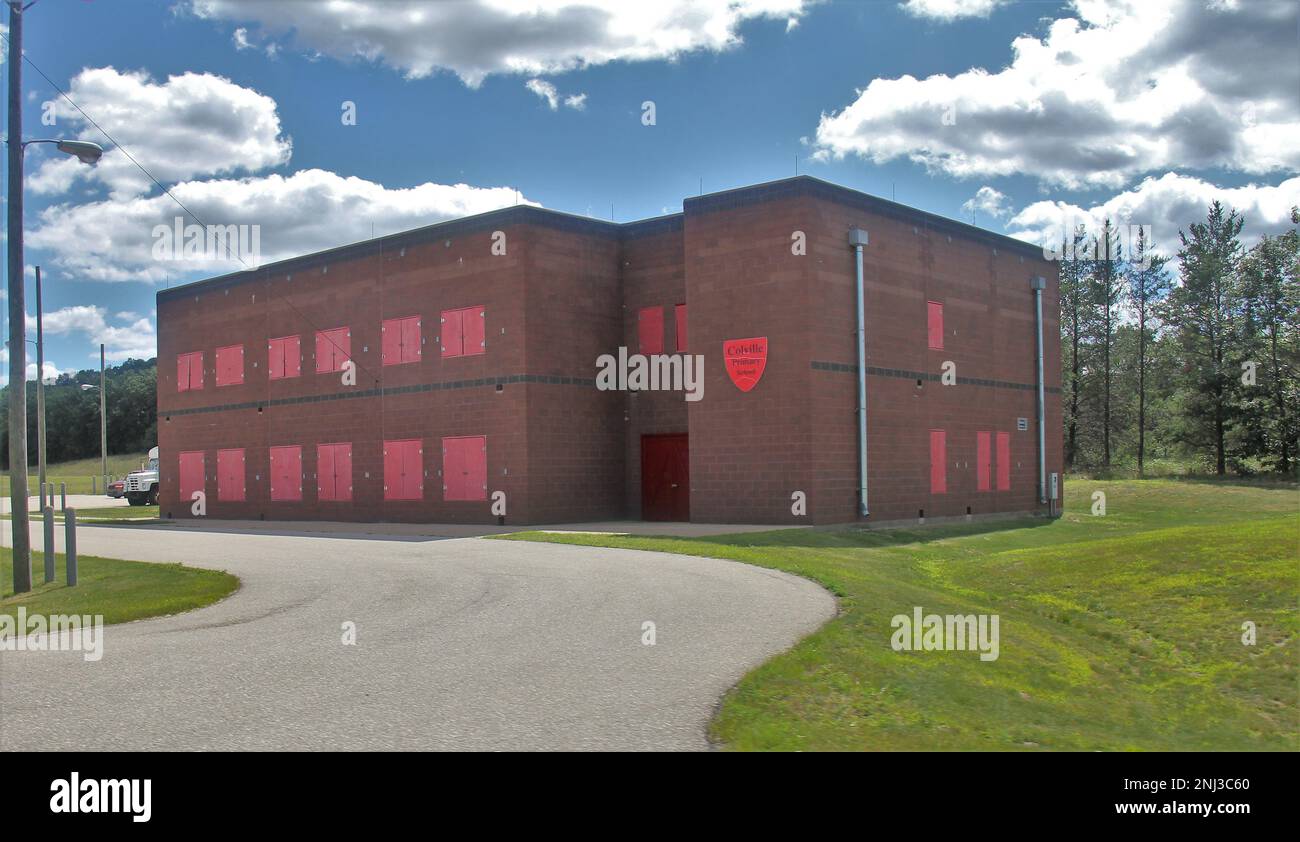 An exterior view of an area of the Fort McCoy Combined Arms Collective ...