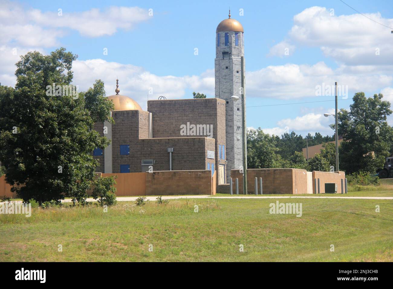 An exterior view of an area of the Fort McCoy Combined Arms Collective ...