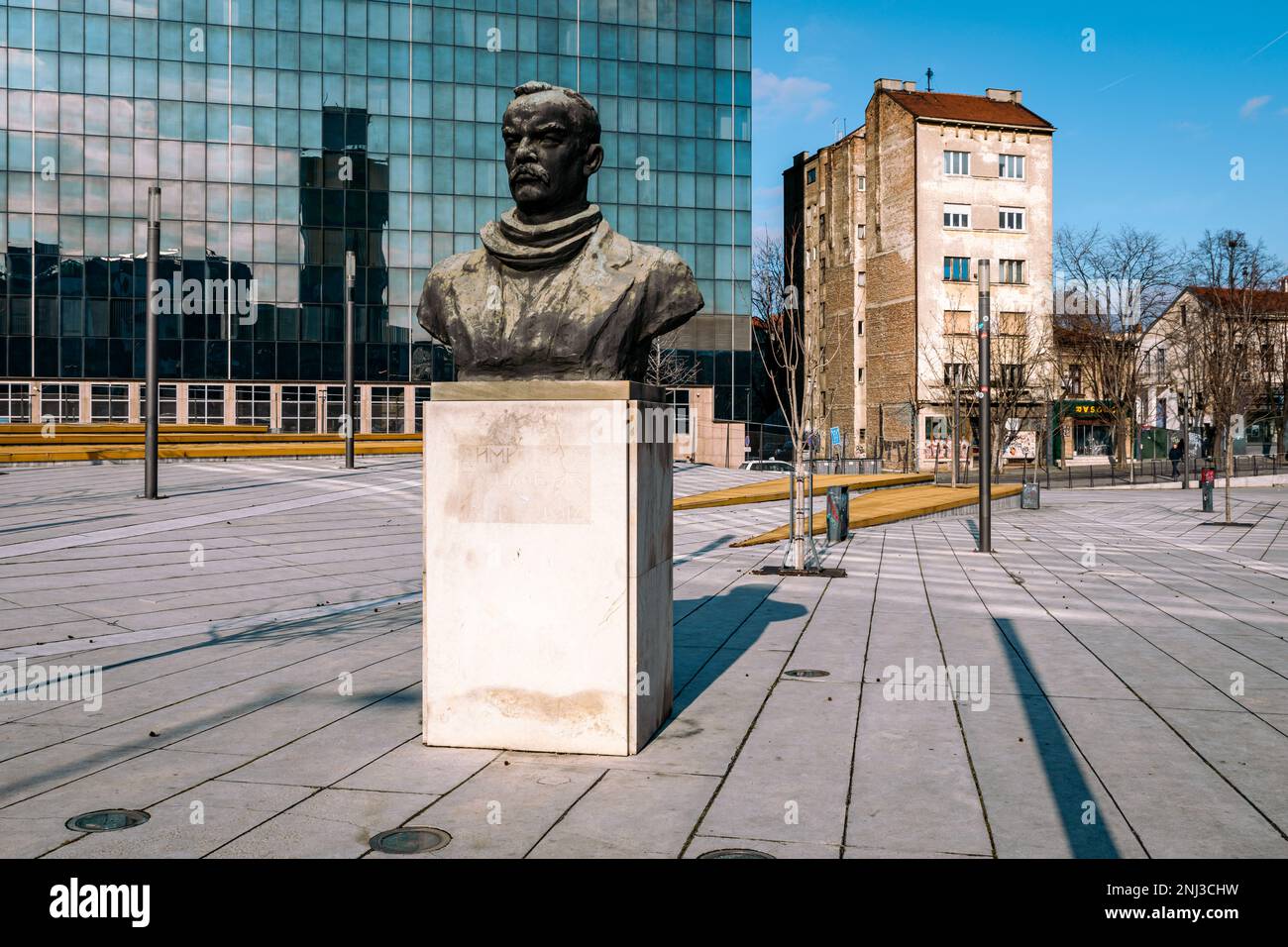 The main streets of the city of Belgrade. Serbia Stock Photo - Alamy