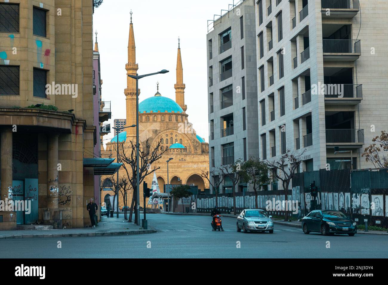 Historic Old Town of Beirut near Martyrs' square. Beirut, Lebanon Stock ...