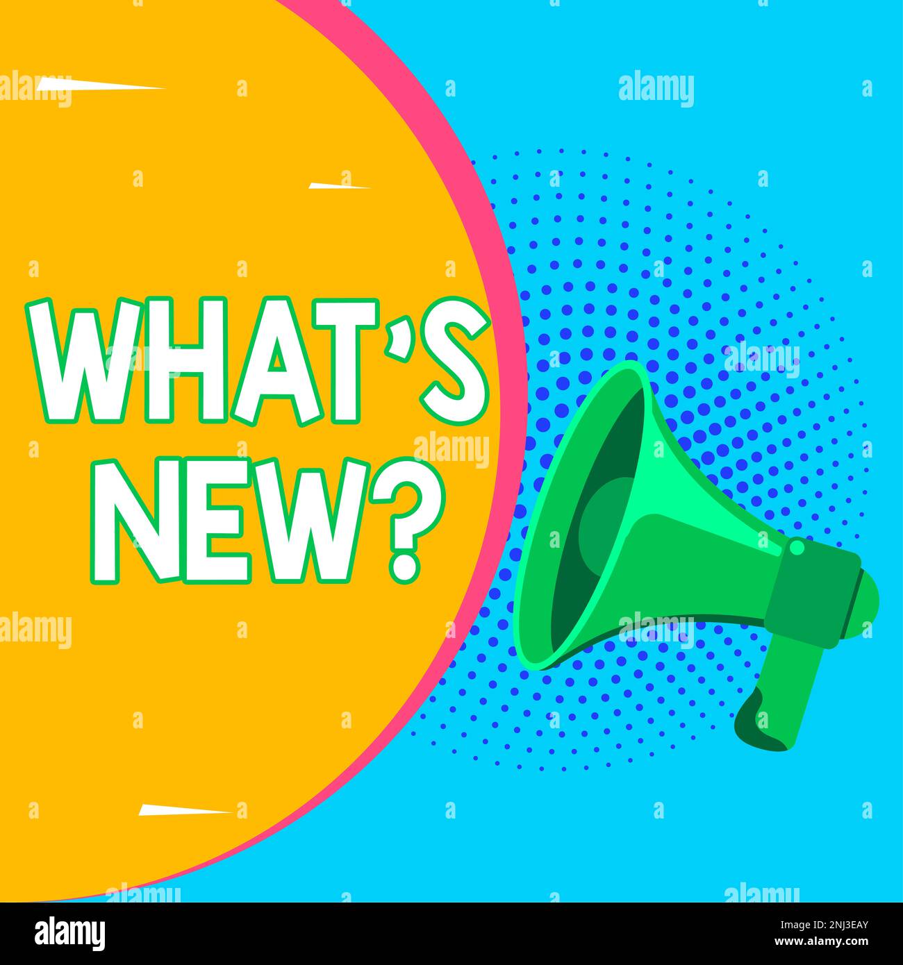 Conceptual caption What's New. Internet Concept Asking about latest ...