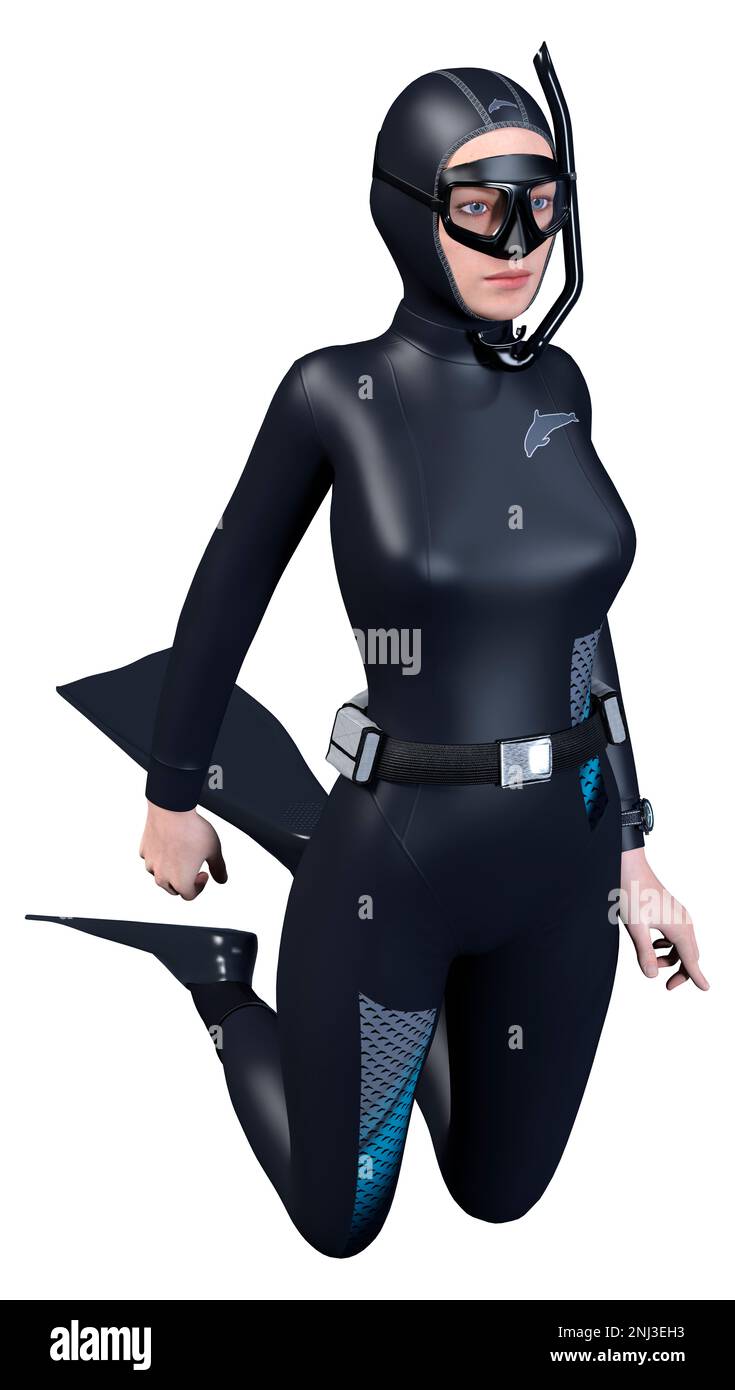 Freediver female hi-res stock photography and images - Alamy