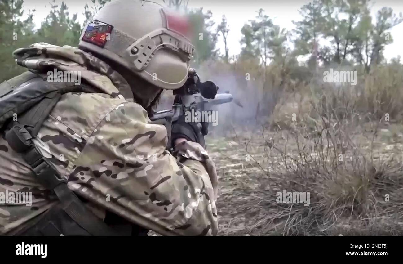 In This Handout Photo Released By Russian Defense Ministry Press