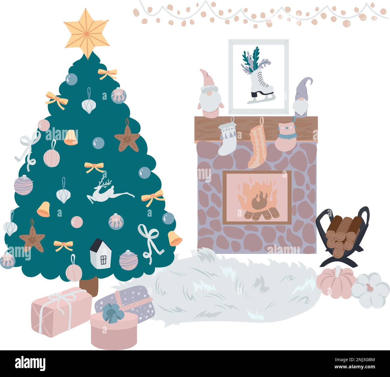 Pumpkin interior room Stock Vector Images - Alamy