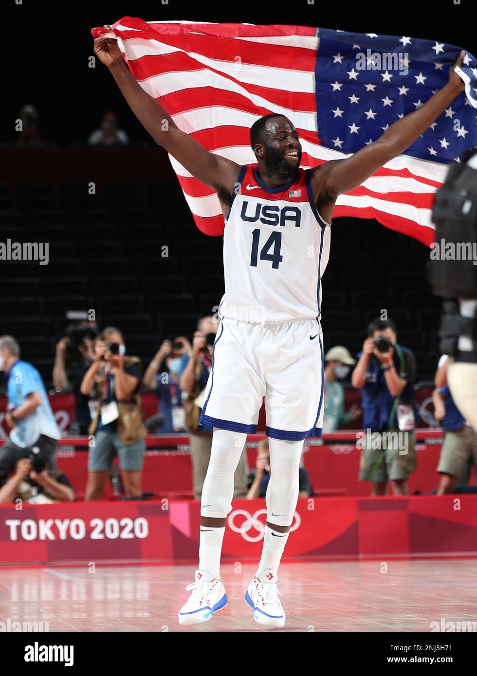 AUG 7, 2021: Draymond Green and Team USA celebrate winning the Gold ...