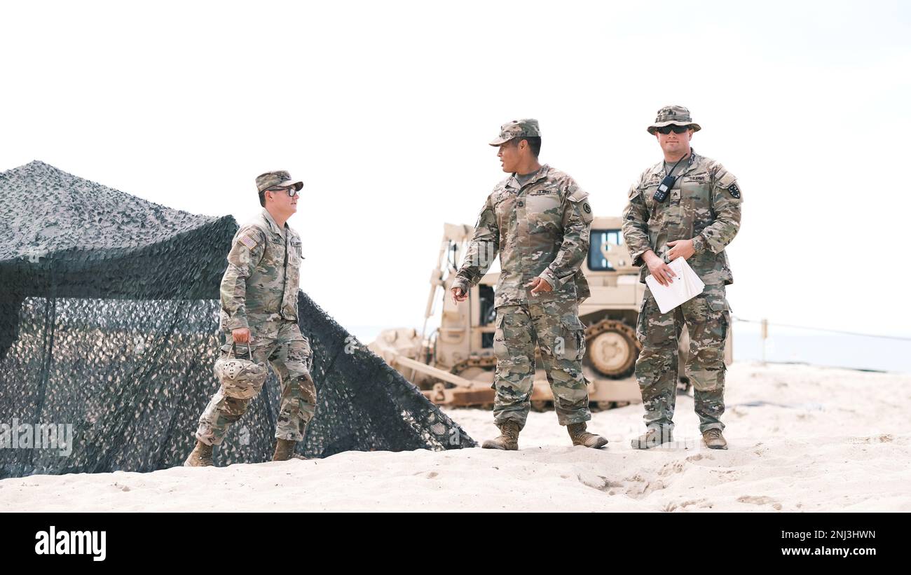 2nd Lt. Austin Barnes, Transportation Officer, 832nd Transportation ...