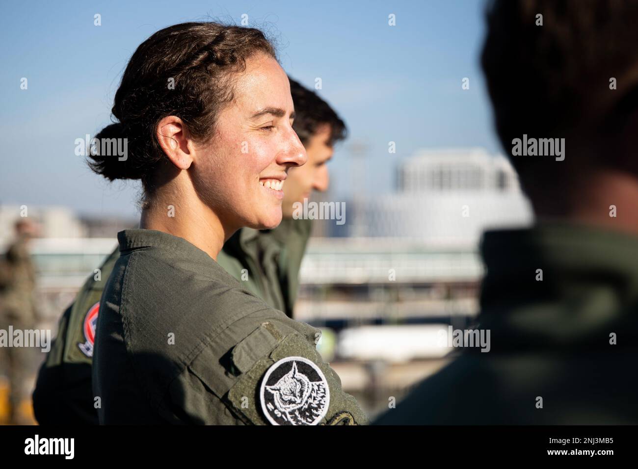 U.S. Marine Corps Capt. Megan Love, an AH-1Z Viper pilot with the ...