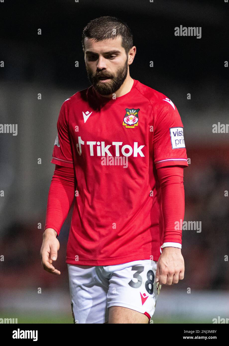 Wrexham, Wrexham County Borough, Wales. 21th February 2023. Wrexham's ...