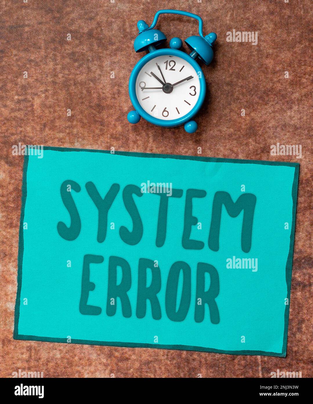 Conceptual display System Error. Word for Technological failure ...