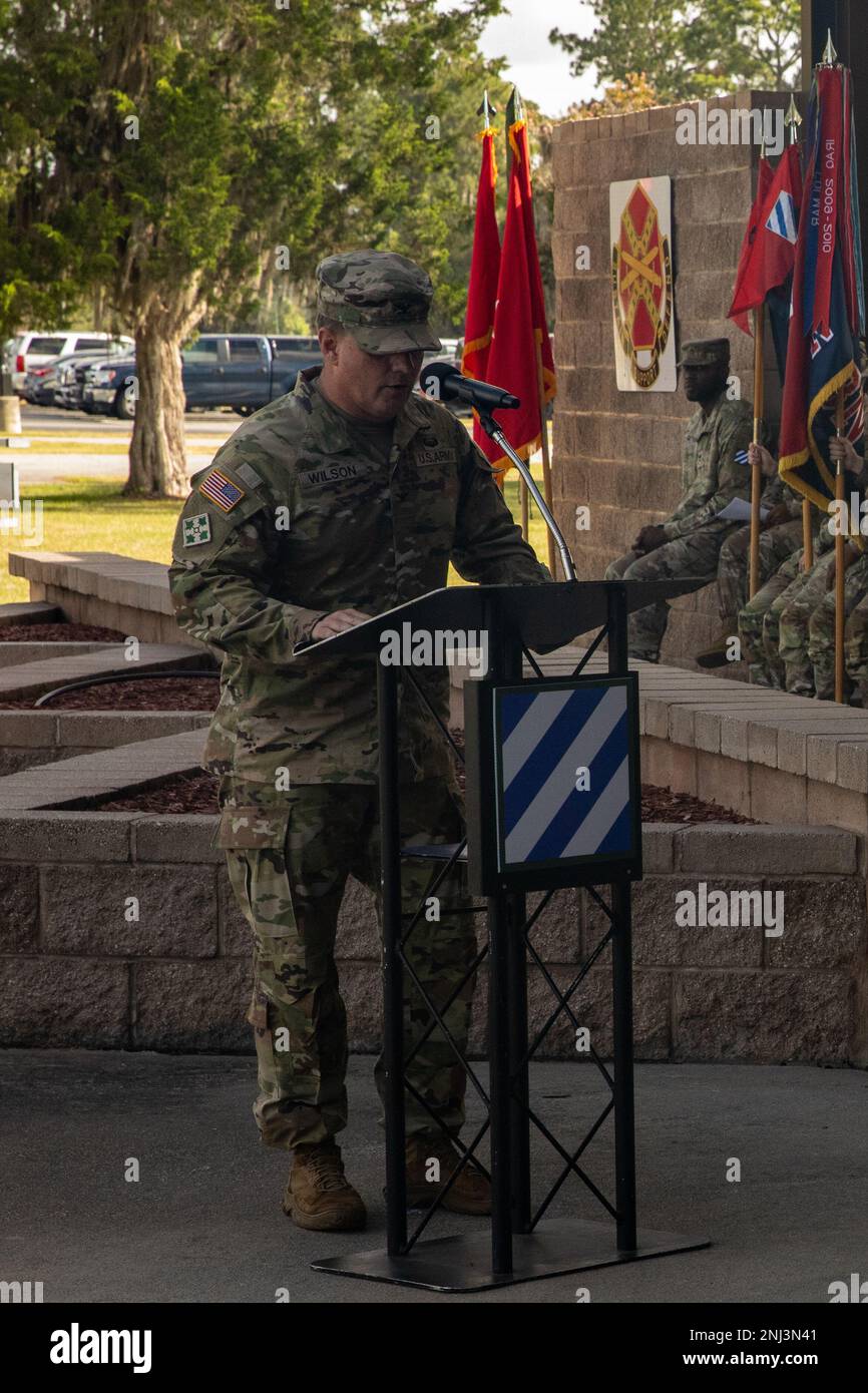 U.S. Army Col. Jeremy Wilson, incoming deputy commander for support of ...
