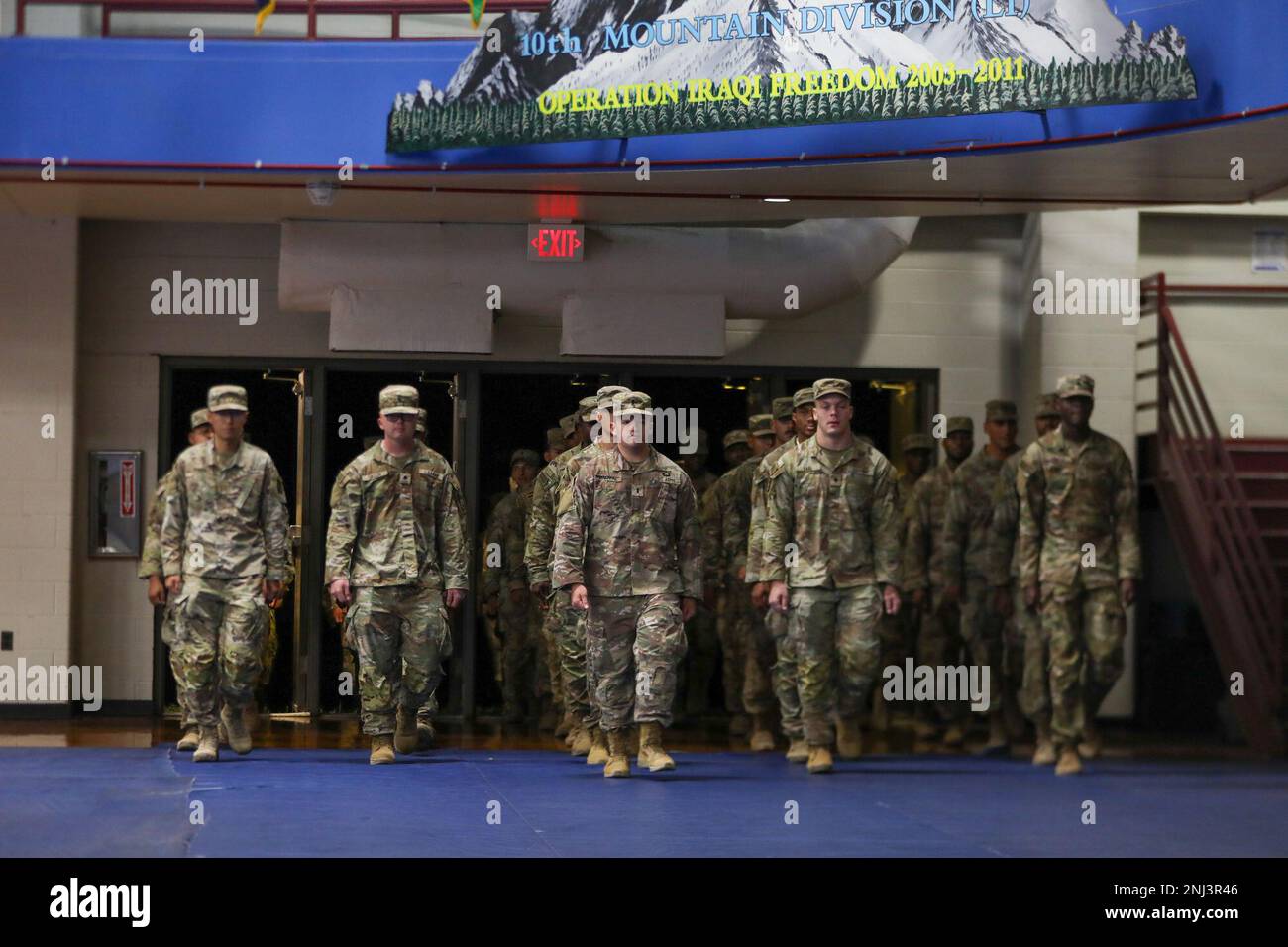 Soldiers assigned to Alpha Company, 548th Division Sustainment Support ...