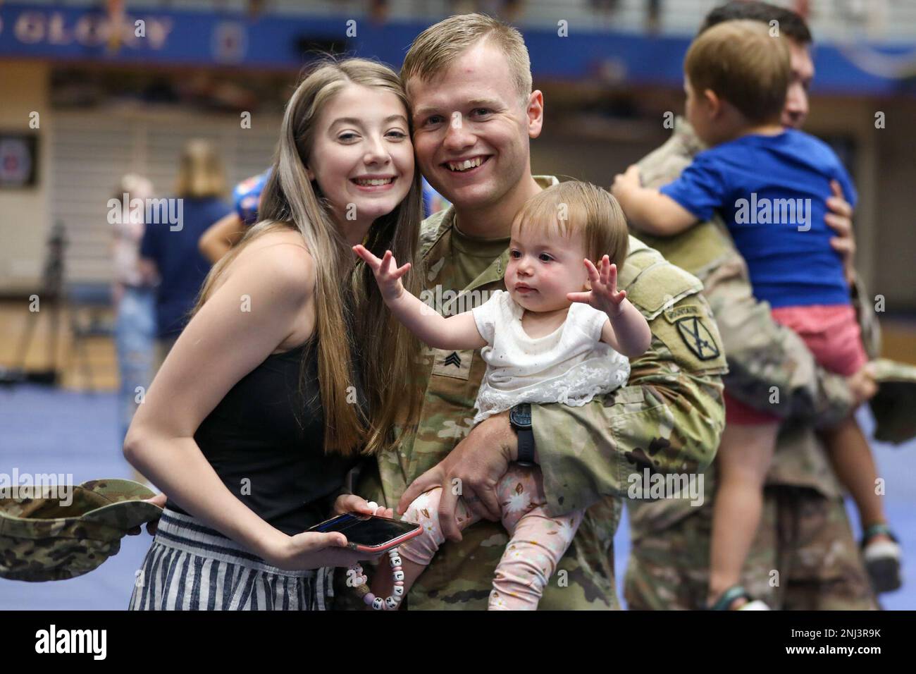 A Soldier assigned to Alpha Company, 548th Division Sustainment Support ...