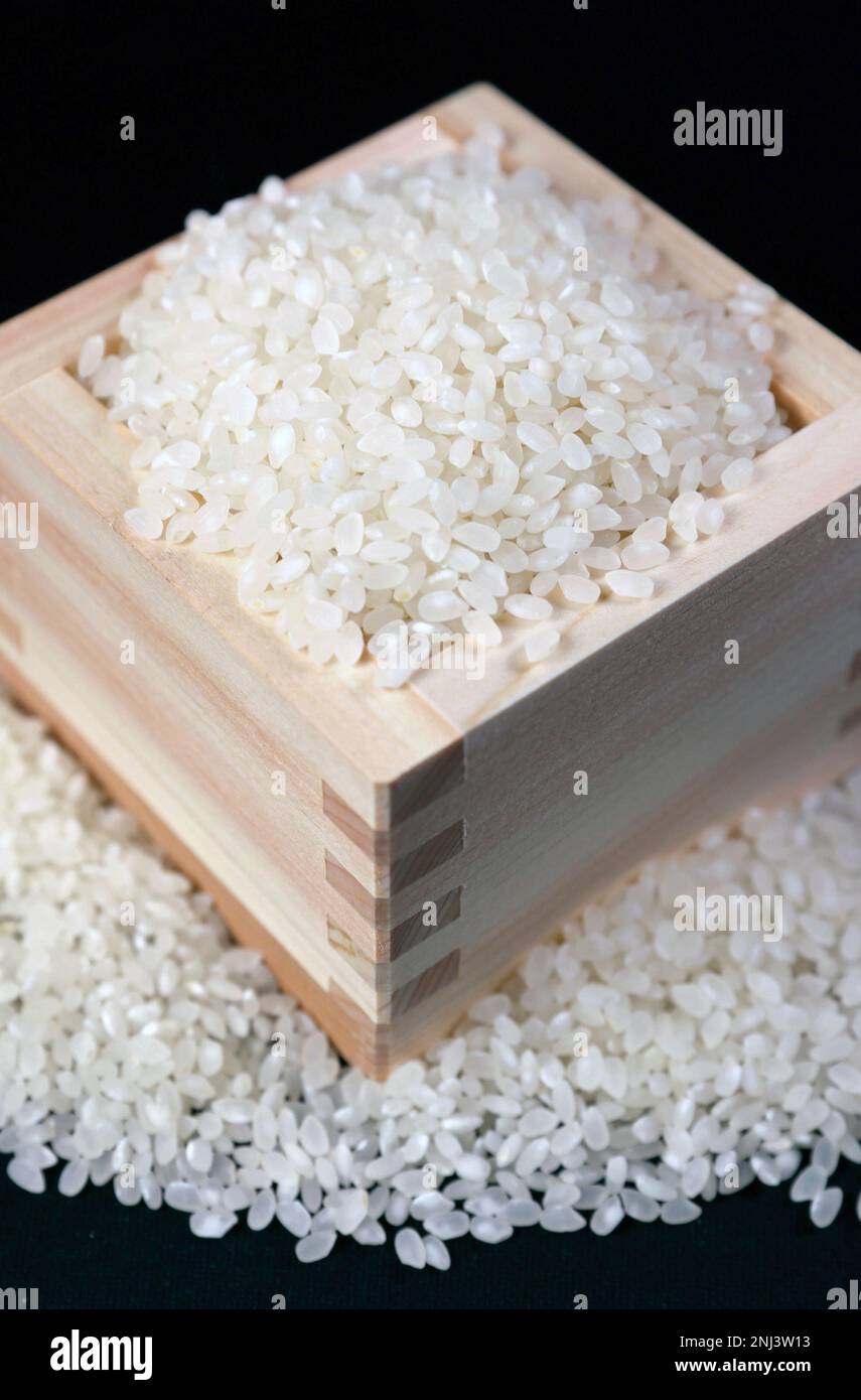 A picture shows Japonica rice grains in Tokyo on Oct. 17, 2022. Rice is ...