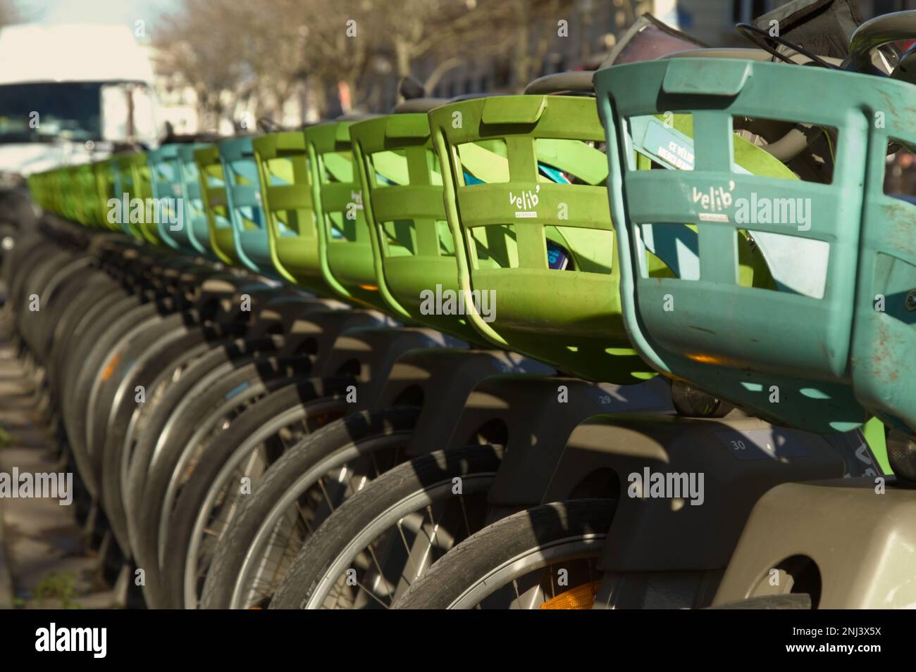 Velib metropole bikes hi-res stock photography and images - Alamy