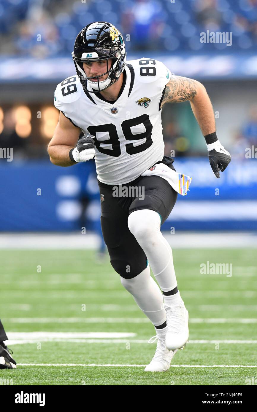 INDIANAPOLIS, IN - OCTOBER 16: Jacksonville Jaguars Tight End Luke ...