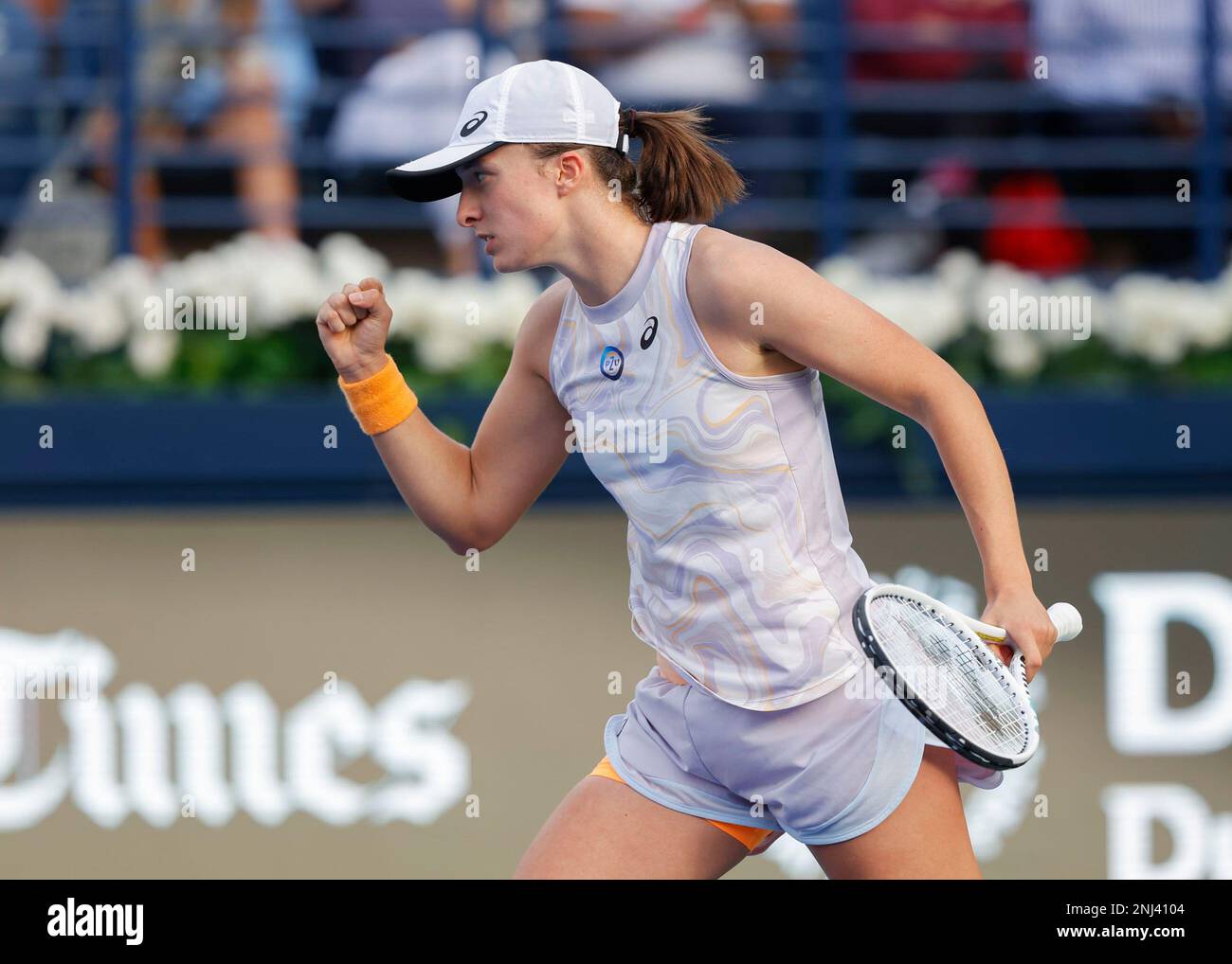 Dubai, UAE, 22nd. Feb, 2023. Polish tennis player Iga Swiatek ...