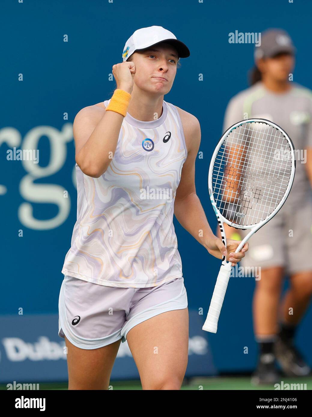 Dubai, UAE, 22nd. Feb, 2023. Polish tennis player Iga Swiatek ...