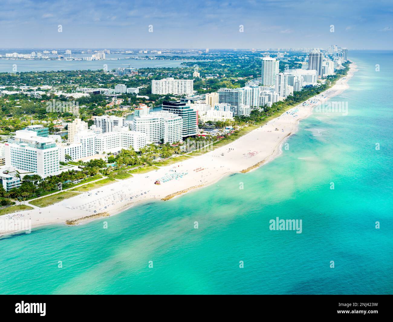 Aerial View,Helicopter, Miami,Florida,USA Stock Photo - Alamy
