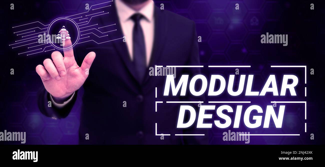 Inspiration Showing Sign Modular Design Concept Meaning Product Designing To Produce Product By