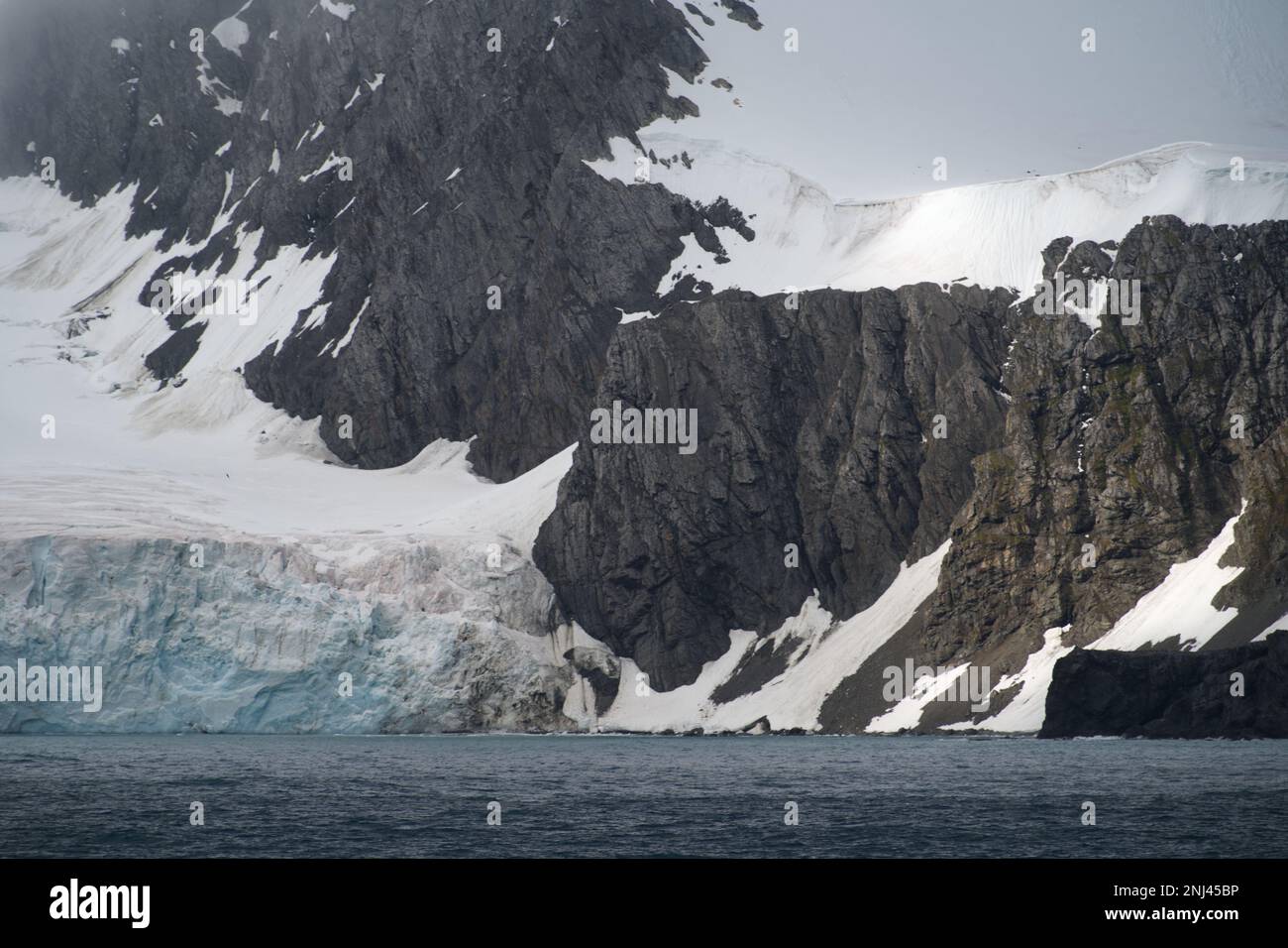 Glacier on Elephant Island - Antarctica Stock Photo - Alamy