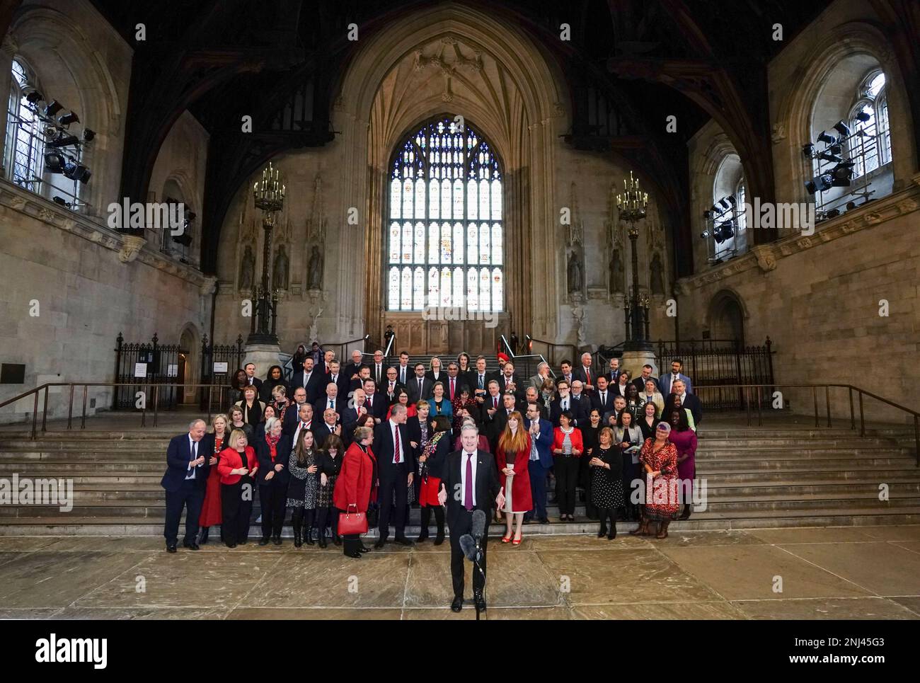 Labour leader Sir Keir Starmer welcomes Ashley Dalton to the Houses of ...