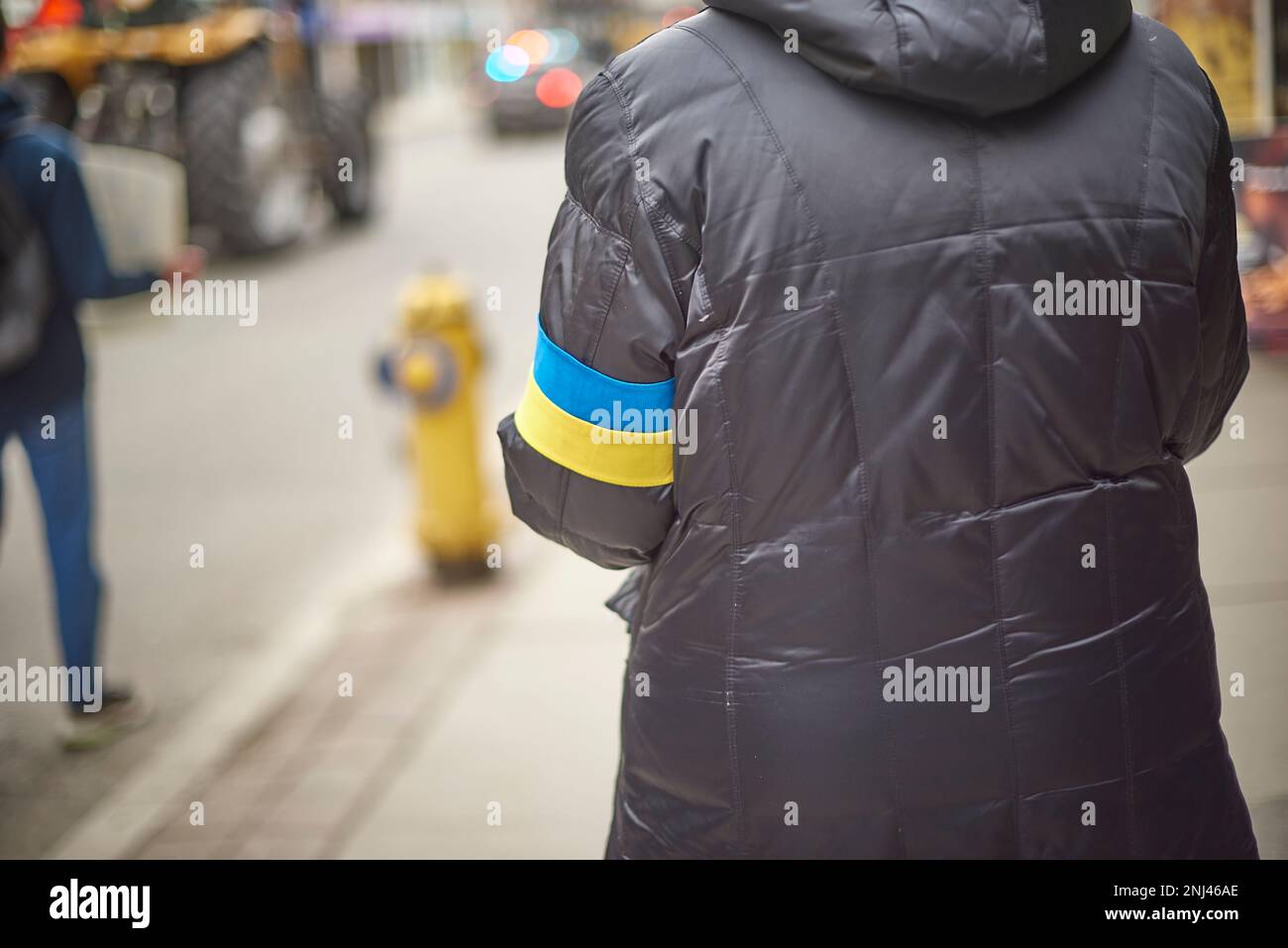 Ukraine rally in downtown Toronto Stock Photo - Alamy