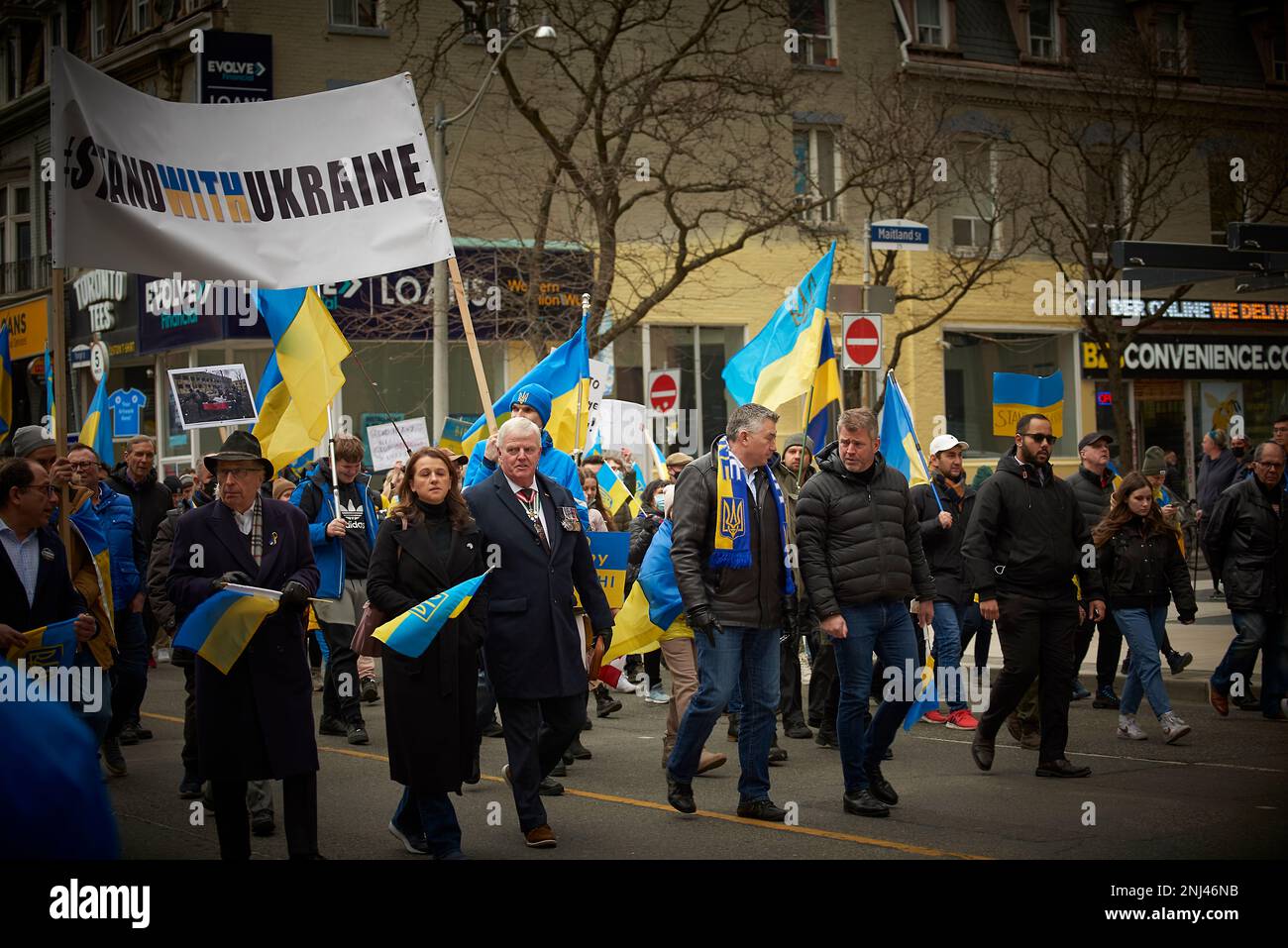 MP Ali Ehsassi and General Rick Hillier taking part in a Ukrainian ...