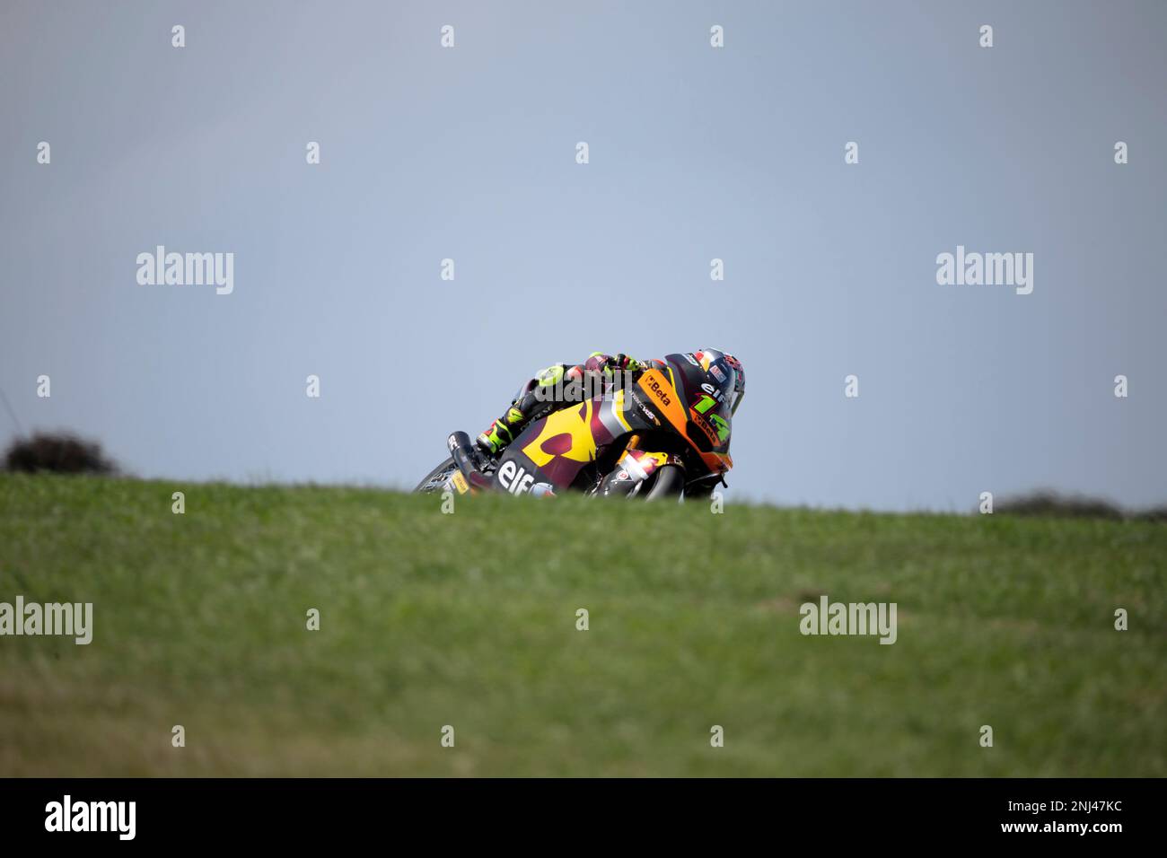 PHILLIP ISLAND, AUSTRALIA - OCTOBER 16: Tony Arbolino of Italy on the ...