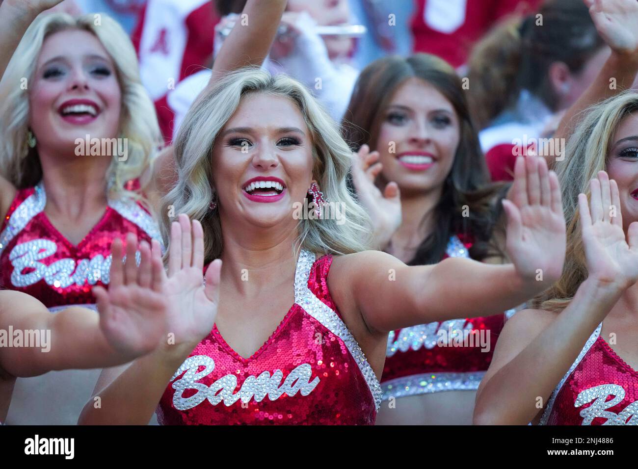 October 15, 2022: Alabama Crimson Tide spirit squad during the NCAA ...